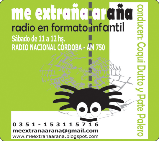 Me extraña araña - Argentina - Radio Butiá